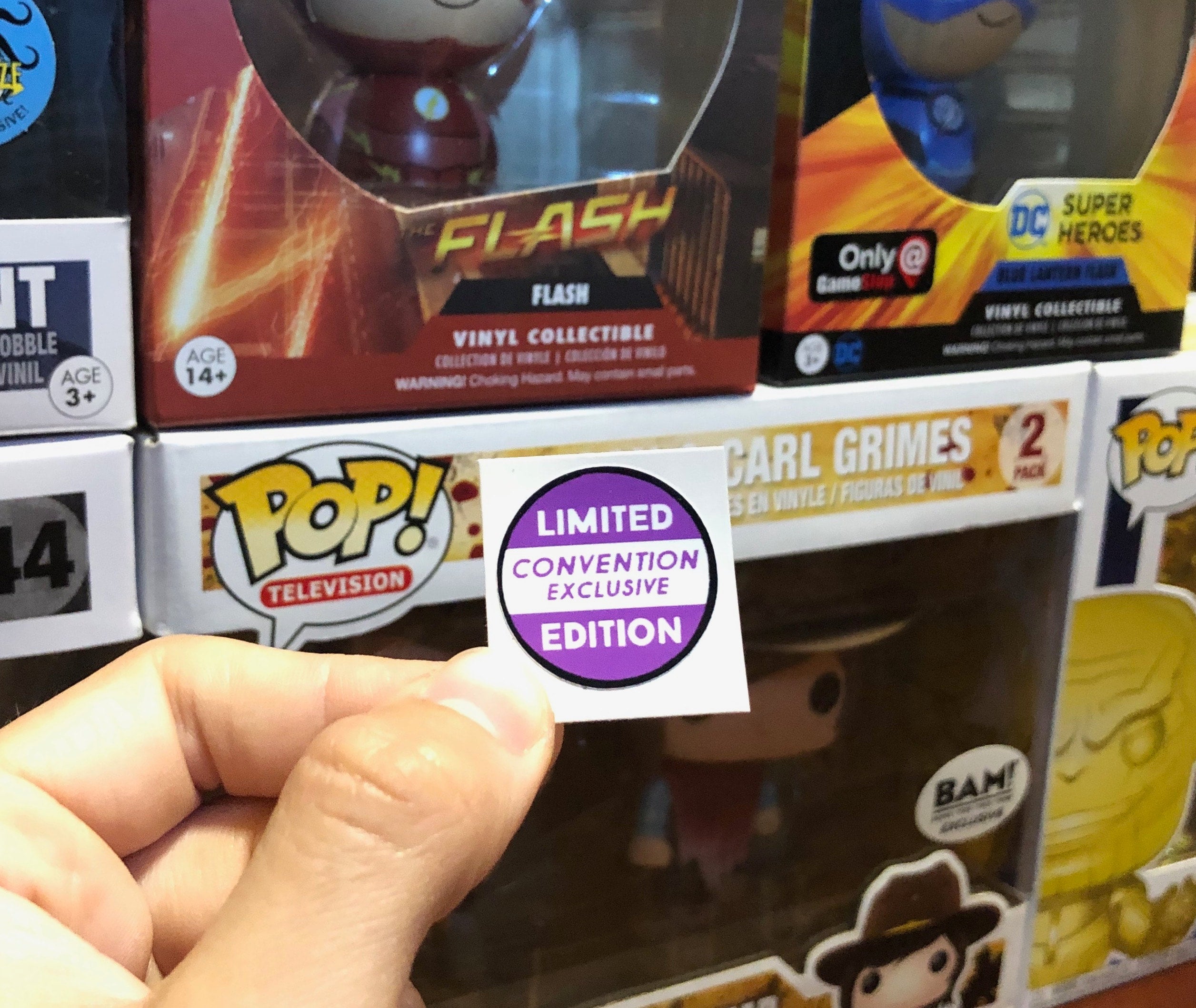 Funko Pop! (Limited Edition Convention Exclusive) Replacement Sticker ...