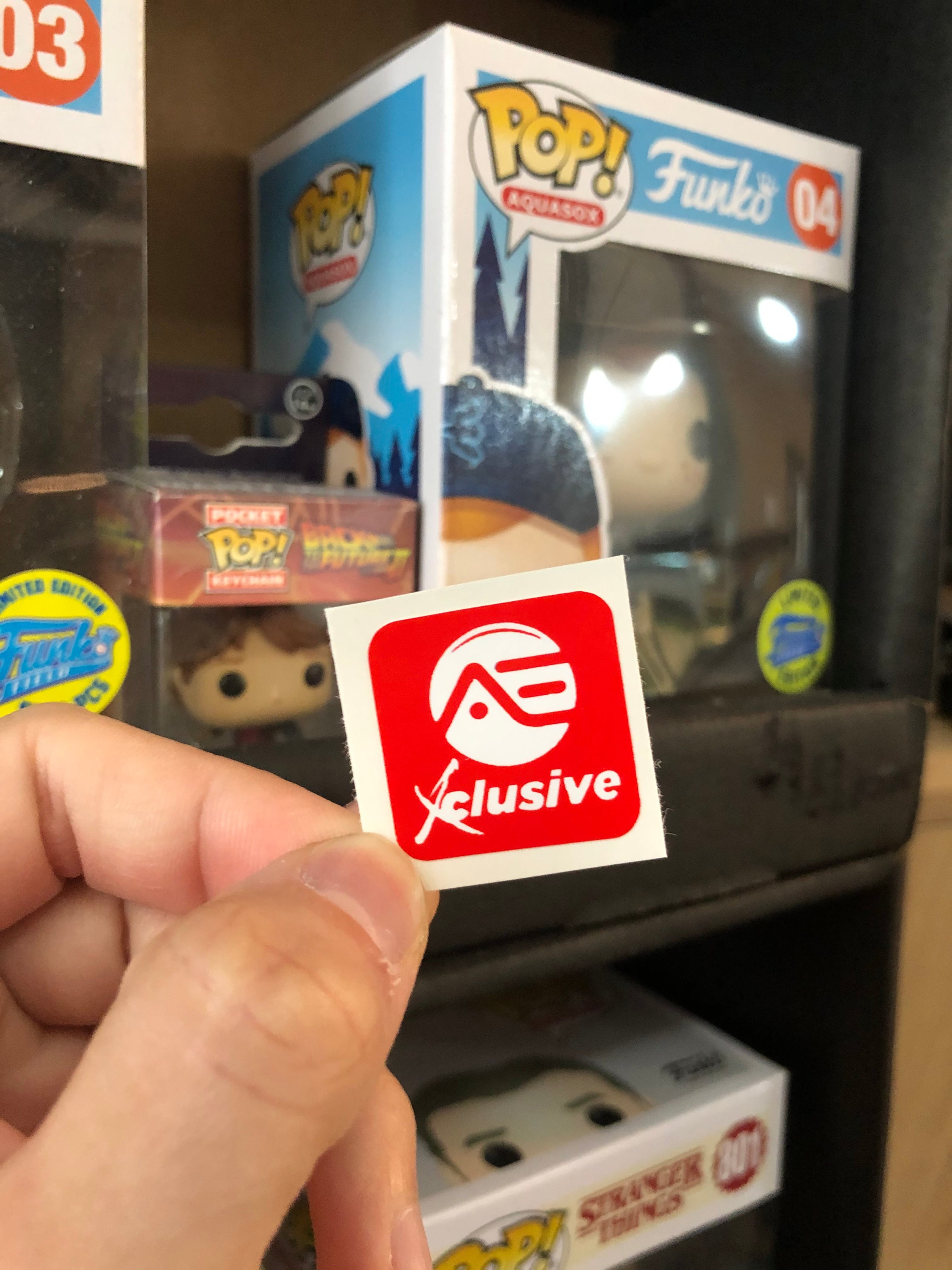 Funko Pop! (AE Xclusive) Replacement Sticker | Ascendancy Comics and ...
