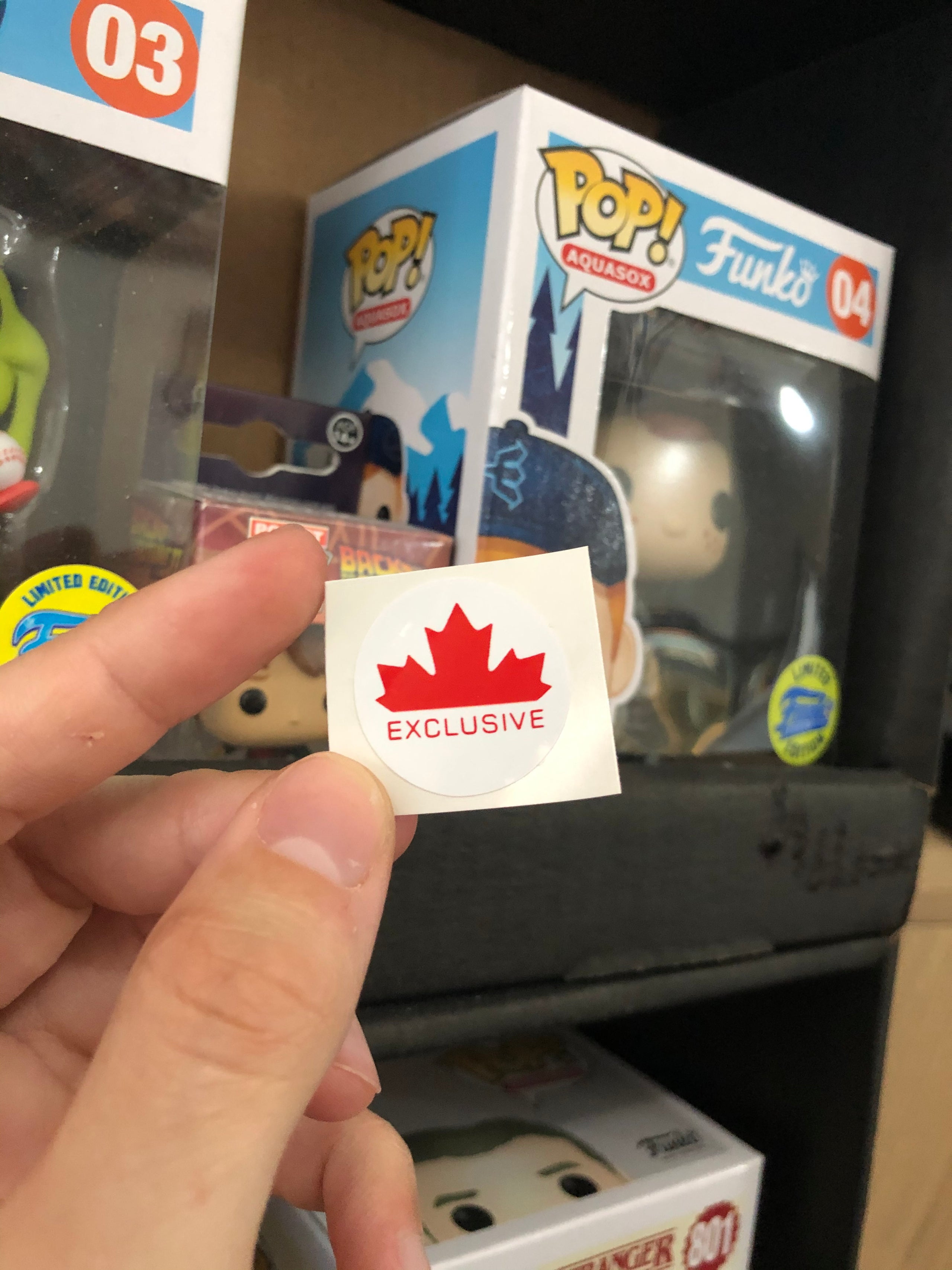 Funko Pop! (Canada) Replacement Sticker | Ascendancy Comics and ...