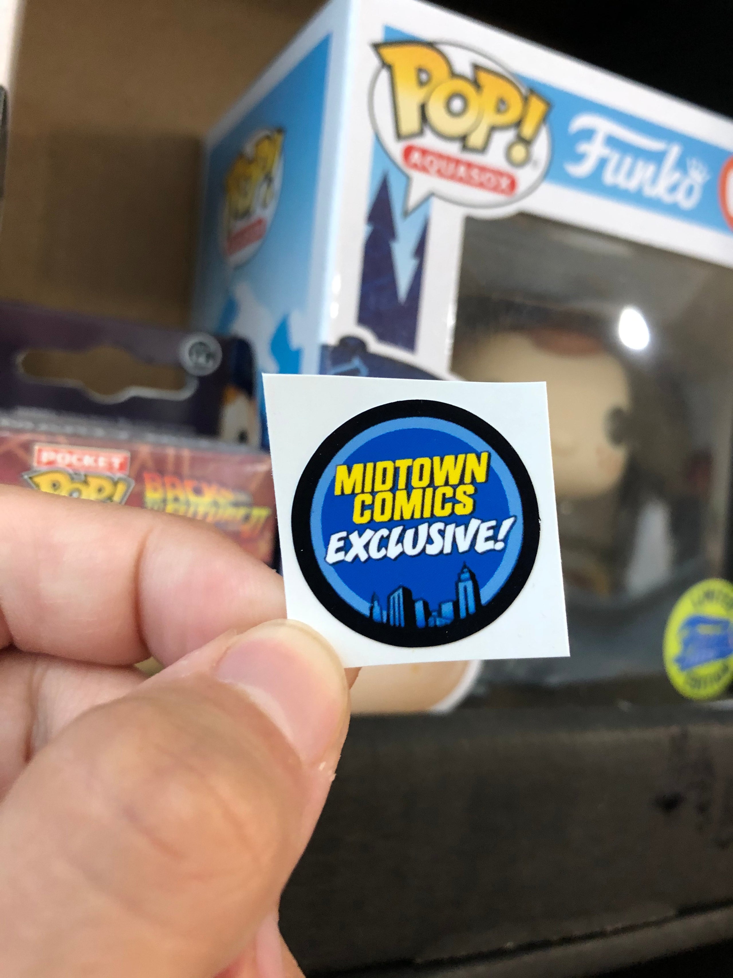 Funko Pop! (Midtown Comics) Replacement Sticker | Ascendancy Comics and ...