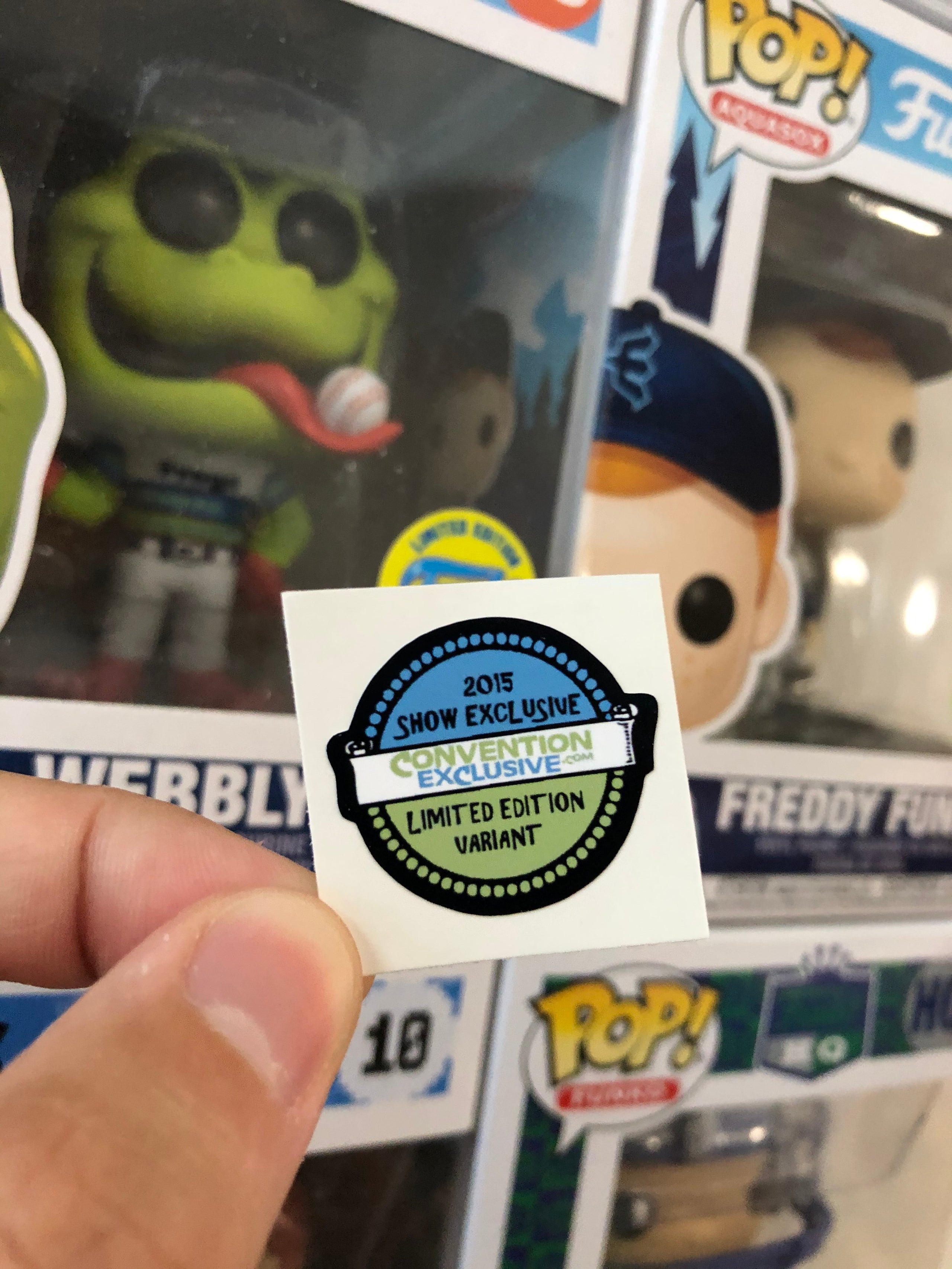 Funko Pop! (ConventionExclusive.com 2015) Replacement Sticker ...